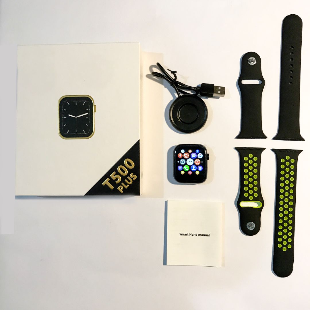Smart Watch T500 Plus - Advanced Features & Extra Strap
